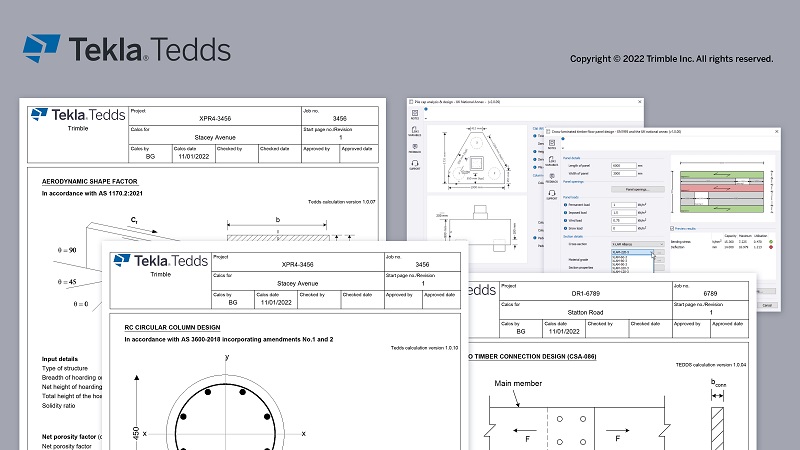 Las soluciones de software Tekla 2022 de Trimble mantienen el nivel de construcción